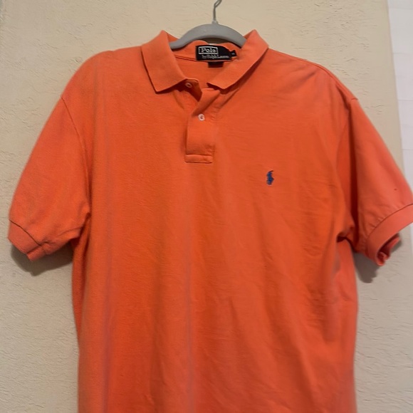 Polo Ralph Lauren | Shirts | Vintage Polo Ralph Lauren Mens Orange Polo ...